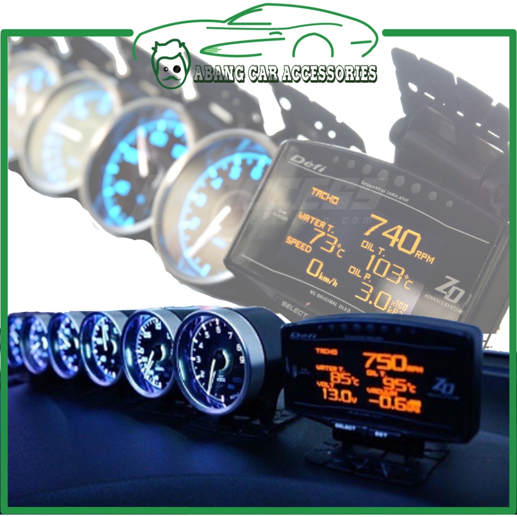 100% Best Quality OBD Defi meter A1 6 beradik + ZD With Controller only ...