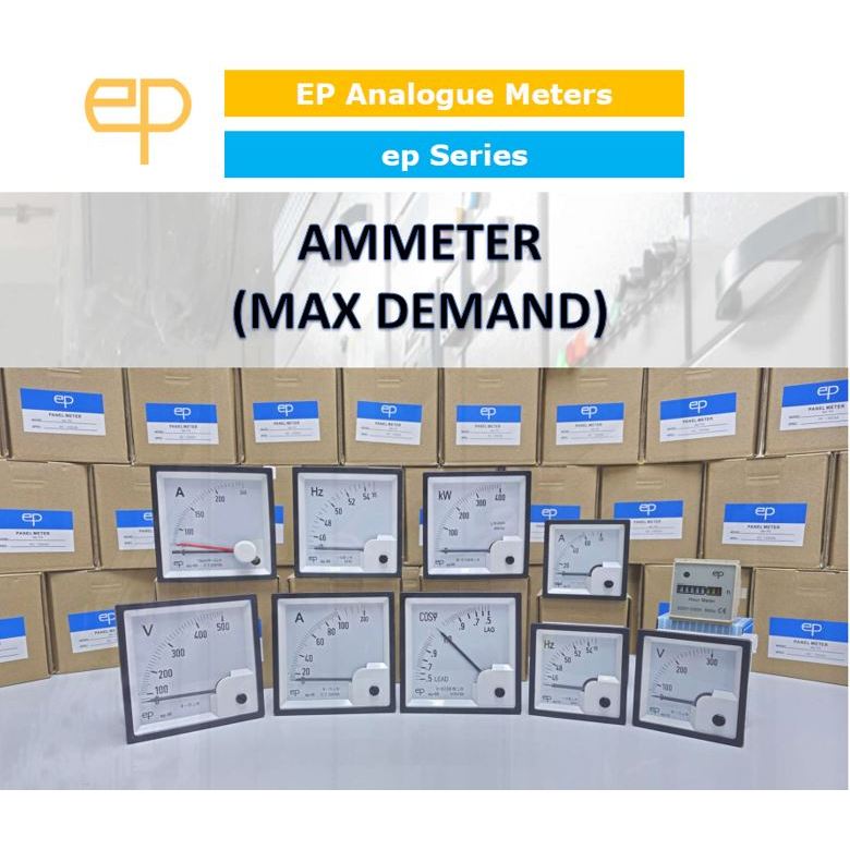 EP Ammeter 96x96 max demand panel meter 96x96 CT Ammeter | Shopee Malaysia