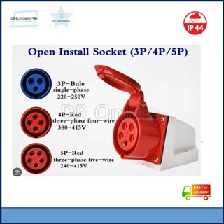 16A 32A 63A 3Pin 4Pin 5Pin Industrial Plug and Socket ( Male & Female ...