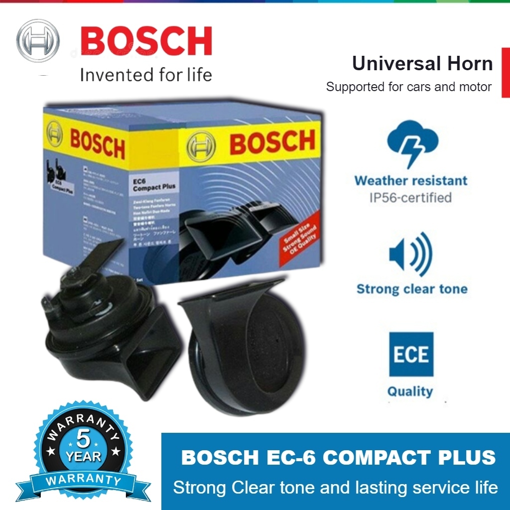 Bosch EC6 Compact Plus BM Twin Horn Set For 2 Pieces (High - Low Herz ...