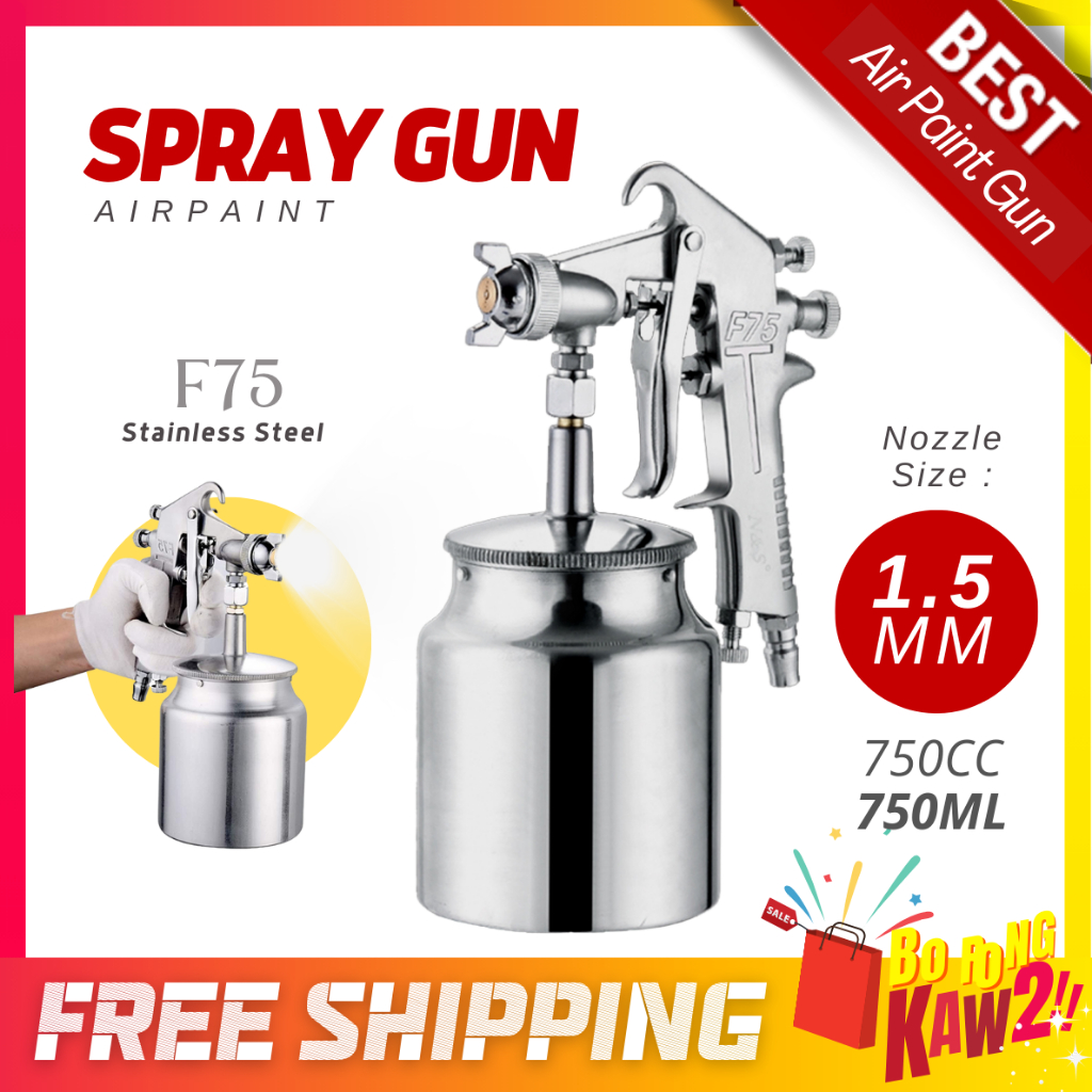 OPTIMUS F75 Spray Gun Paint Sprayer Car Sprayer gun Penyembur Cat ...