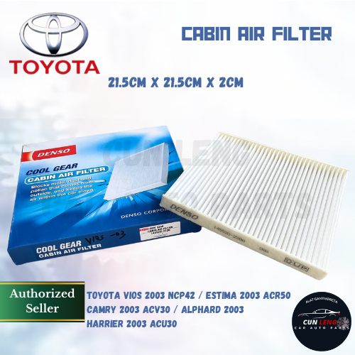 Toyota Vios Ncp42 2003 / Estima ACR30 / Alphard ANH10 / Harrier ACU30 ...