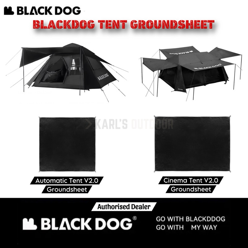Blackdog Groundsheet Original Groundsheet Blackdog Auto Tent Blackdog Cinema Tent Black Camp ...