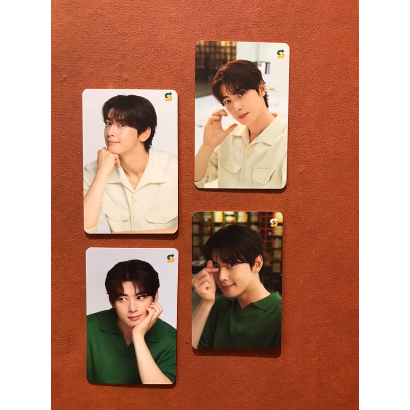 CHA EUN WOO PHOTOCARD - COMBO 4 PCS | Shopee Malaysia