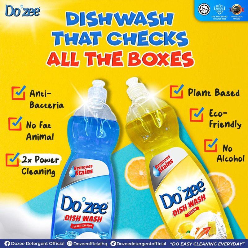 PENCUCI PINGGAN DOZEE (DOZEE DISH WASH) PRODUCT TERBARU!!!!! | Shopee ...