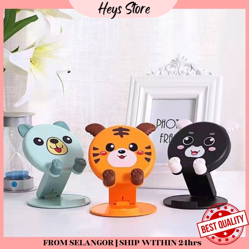 [Ready Stock] Cute Cartoon Universal Phone Holder Stand Mount Support ...