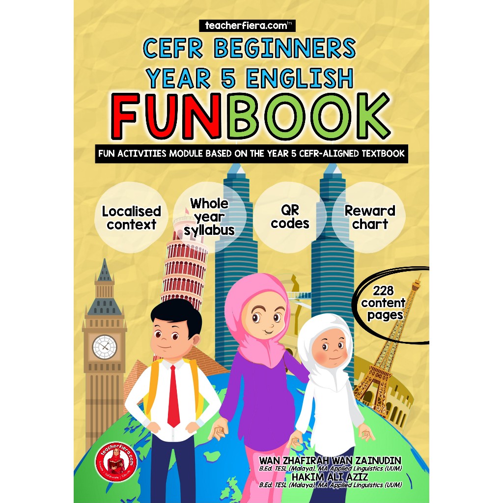 CEFR BEGINNERS: YEAR 5 ENGLISH FUNBOOK BY TEACHERFIERA.COM | Shopee Malaysia