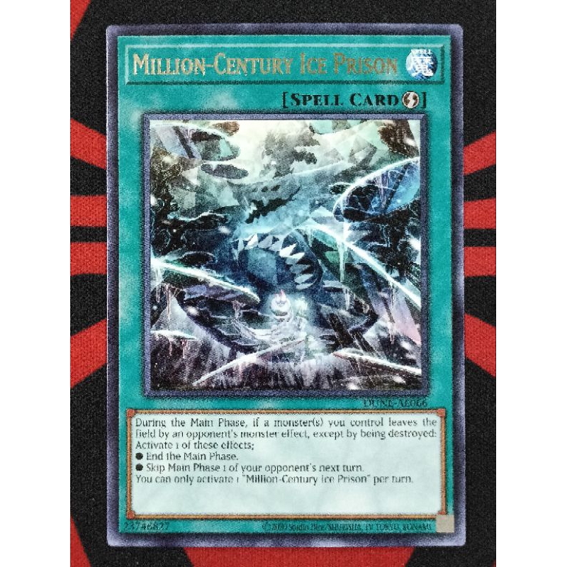 YUGIOH KONAMI DUNE-AE066 Million-Century Ice Prison (Rare) | Shopee ...