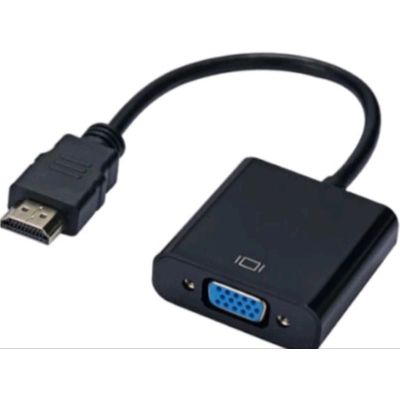HDMI to VGA Converter Adapter for PC Laptop Convert to Monitor | Shopee ...