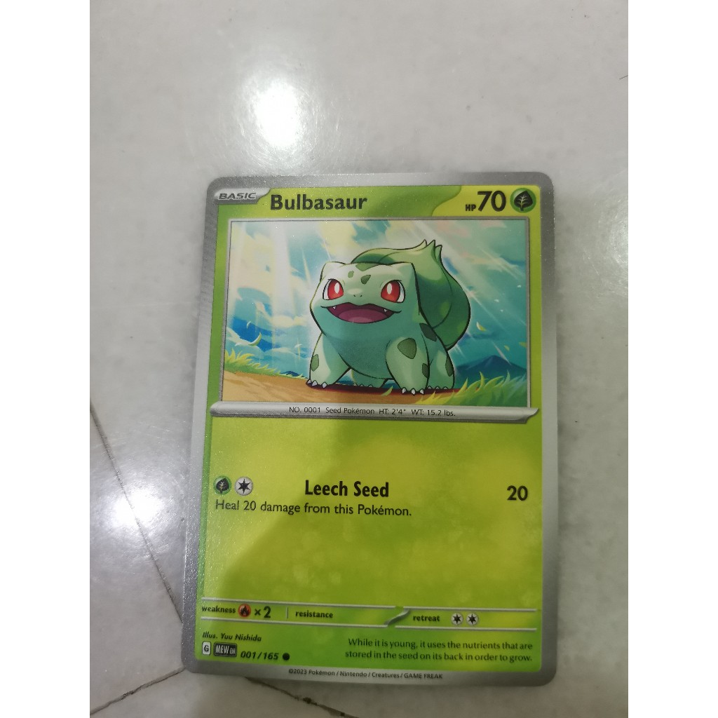 POKEMON CARD 151 ENGLISH 001-059 COMMON/UNCOMMON CARD | Shopee Malaysia