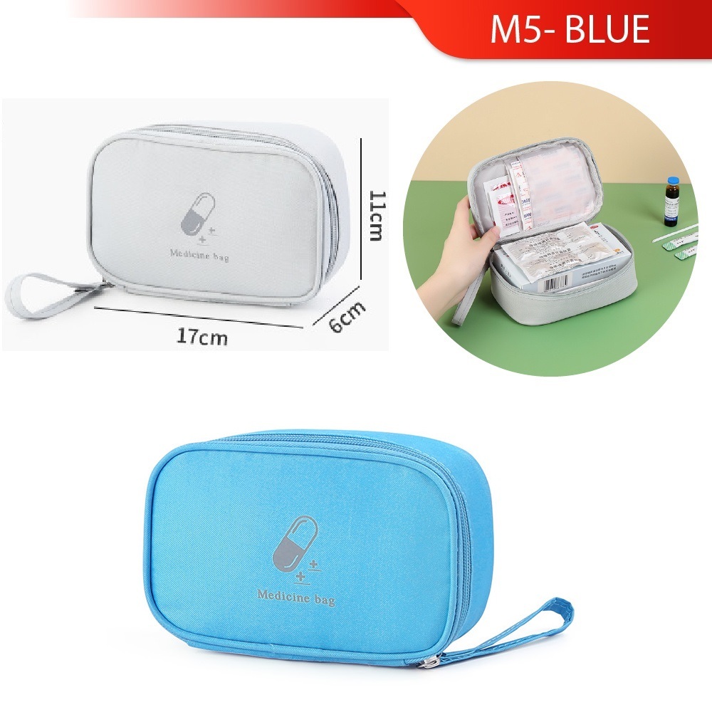 Portable Medical First Aid Kid Travel Use Storage Bag Drugs Empty Beg ...