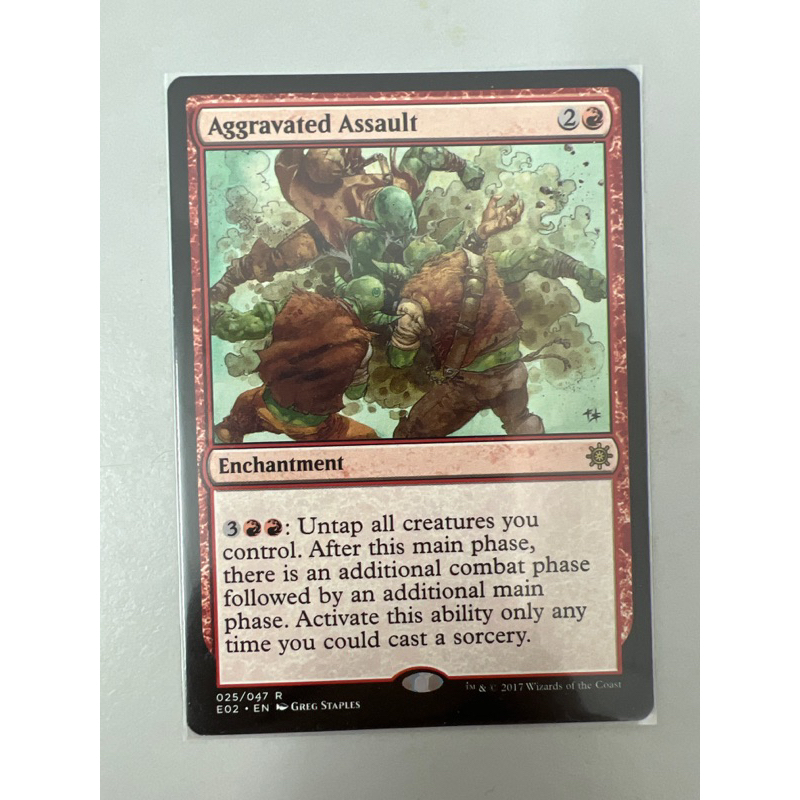 Magic The Gathering Aggravated Assault | Shopee Malaysia