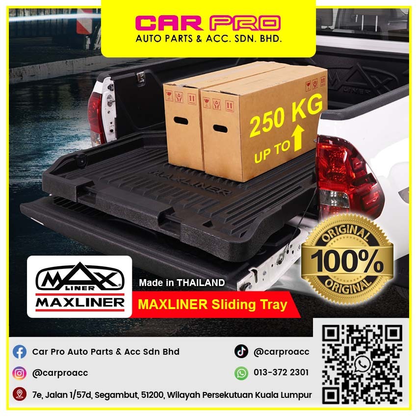 Maxliner MAXSLIDING TRAY Trunk Sliding Tray for Pick Up Truck 4x4 Hilux Ranger Dmax Triton ...