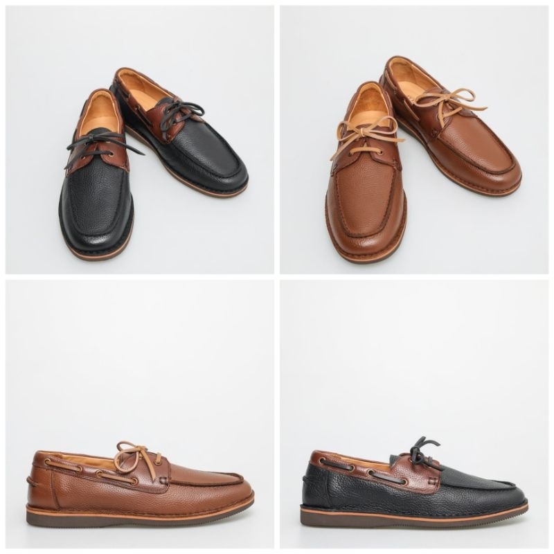 Tomaz C551 Men's Leather Boat Shoes / Kasut Bot C551 Tomaz | Shopee ...