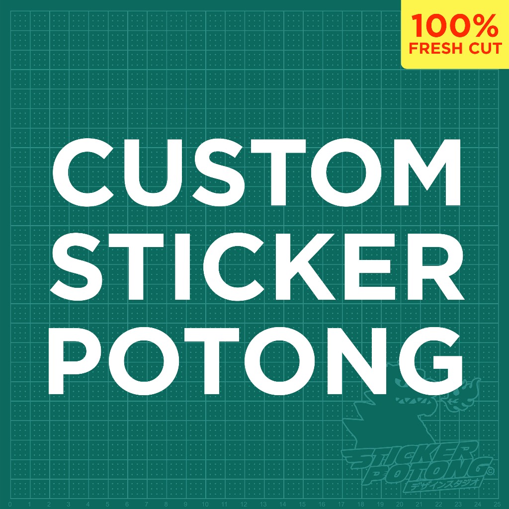 CUSTOM STICKER POTONG | Shopee Malaysia