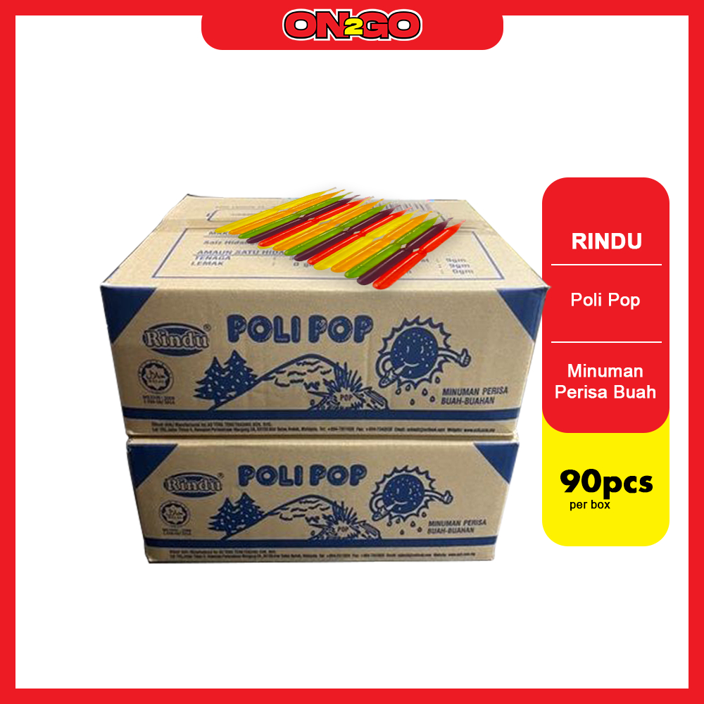 ON2GO Rindu Poli Pop Fruit Juice (1box) | Shopee Malaysia