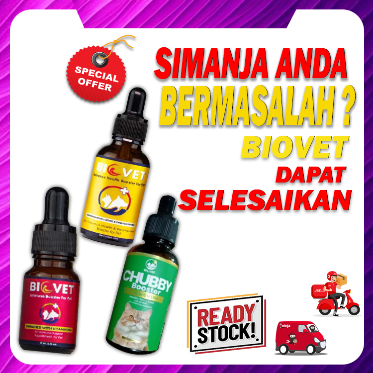 Biovet Vitamin Kucing BioVet Immune Booster Spray Kutu Original HQ 100% Ready Stock | Shopee ...