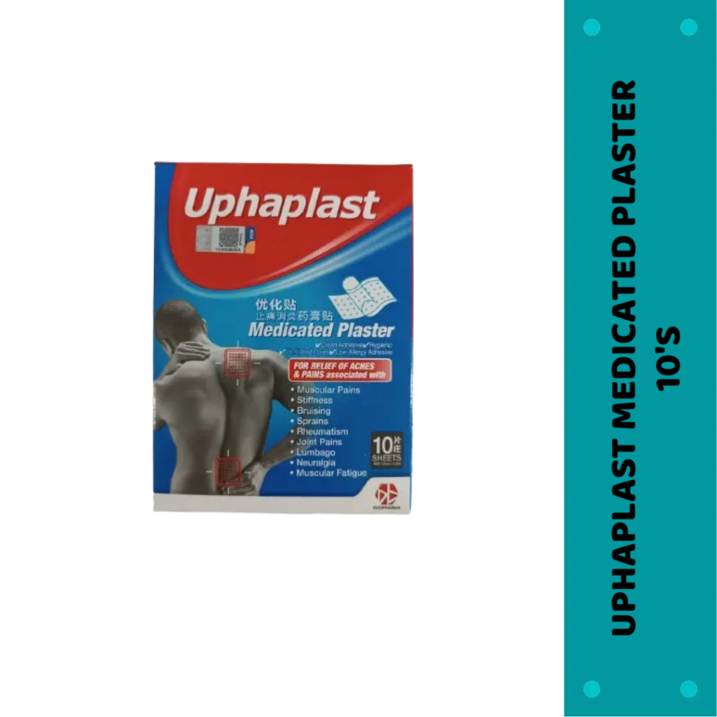 UPHAPLAST MEDICATED PLASTER ( 10 sheets ) | Shopee Malaysia