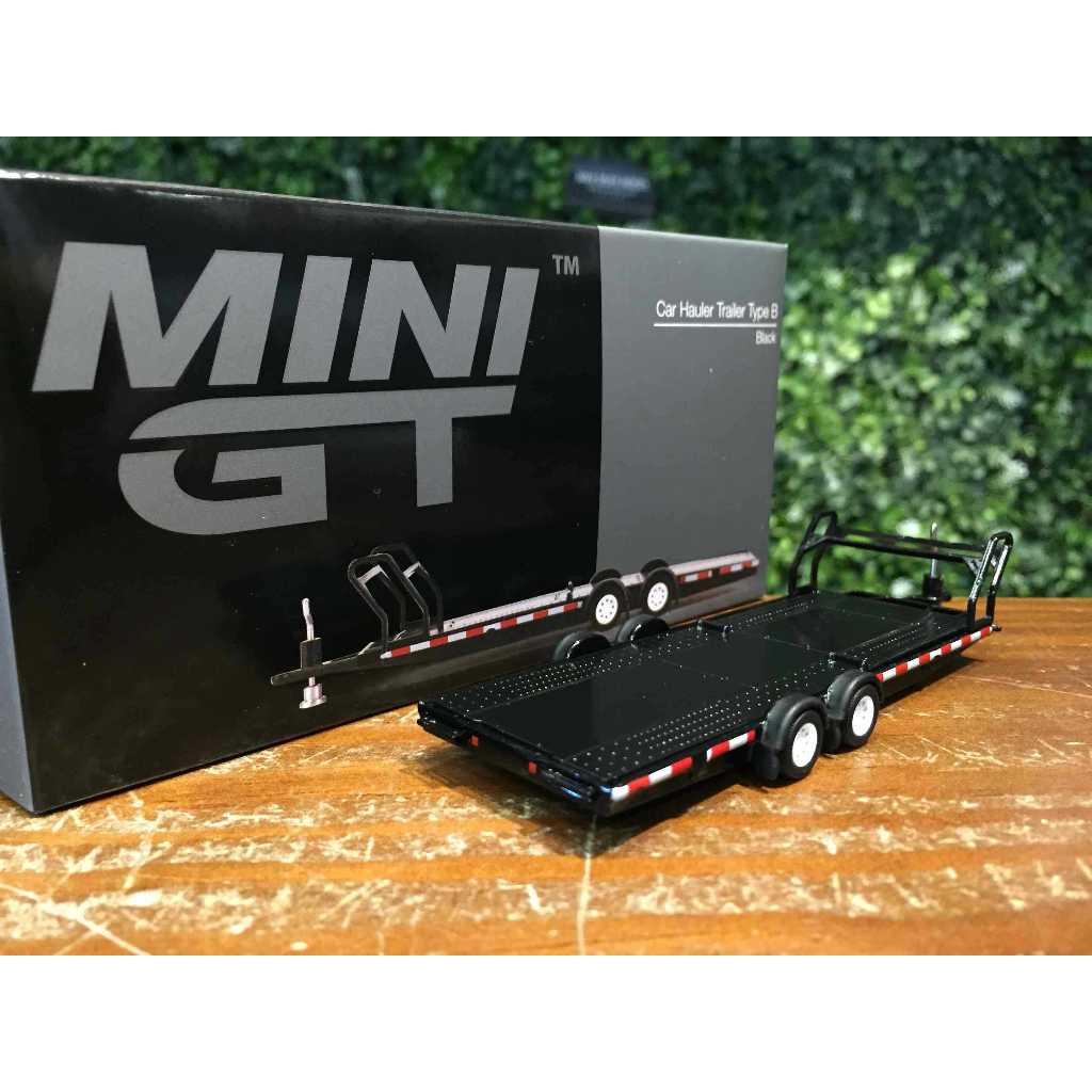 MINI GT Limited Edition 1:64 MGTAC19 Car Hauler Trailer Type B Black ...