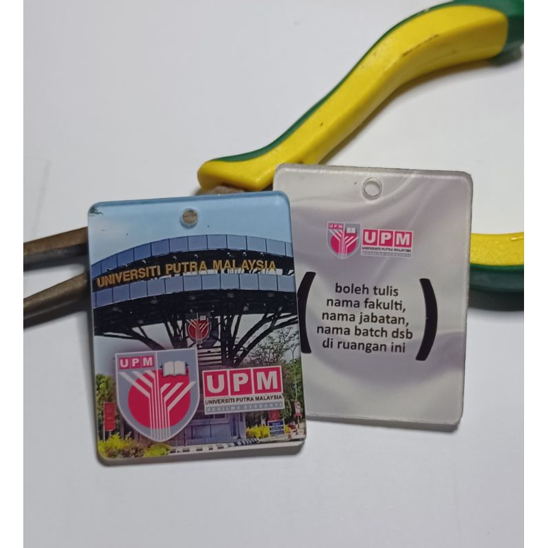 Custom Keychain Universiti Putra Malaysia (UPM) | Shopee Malaysia