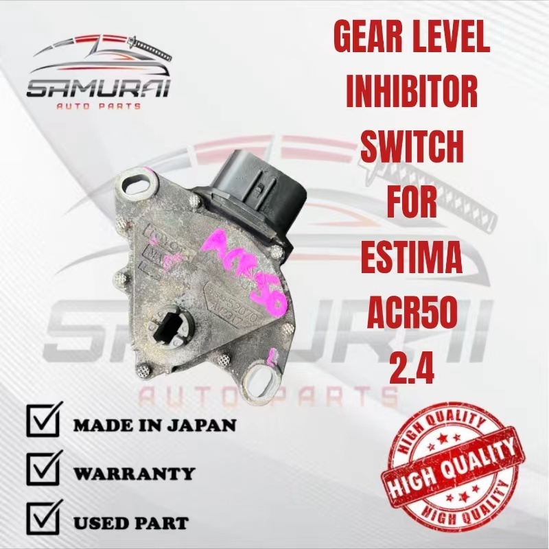 Toyota Estima ACR50 2.4 GEAR LEVEL INHIBITOR SWITCH USED JAPAN | Shopee ...