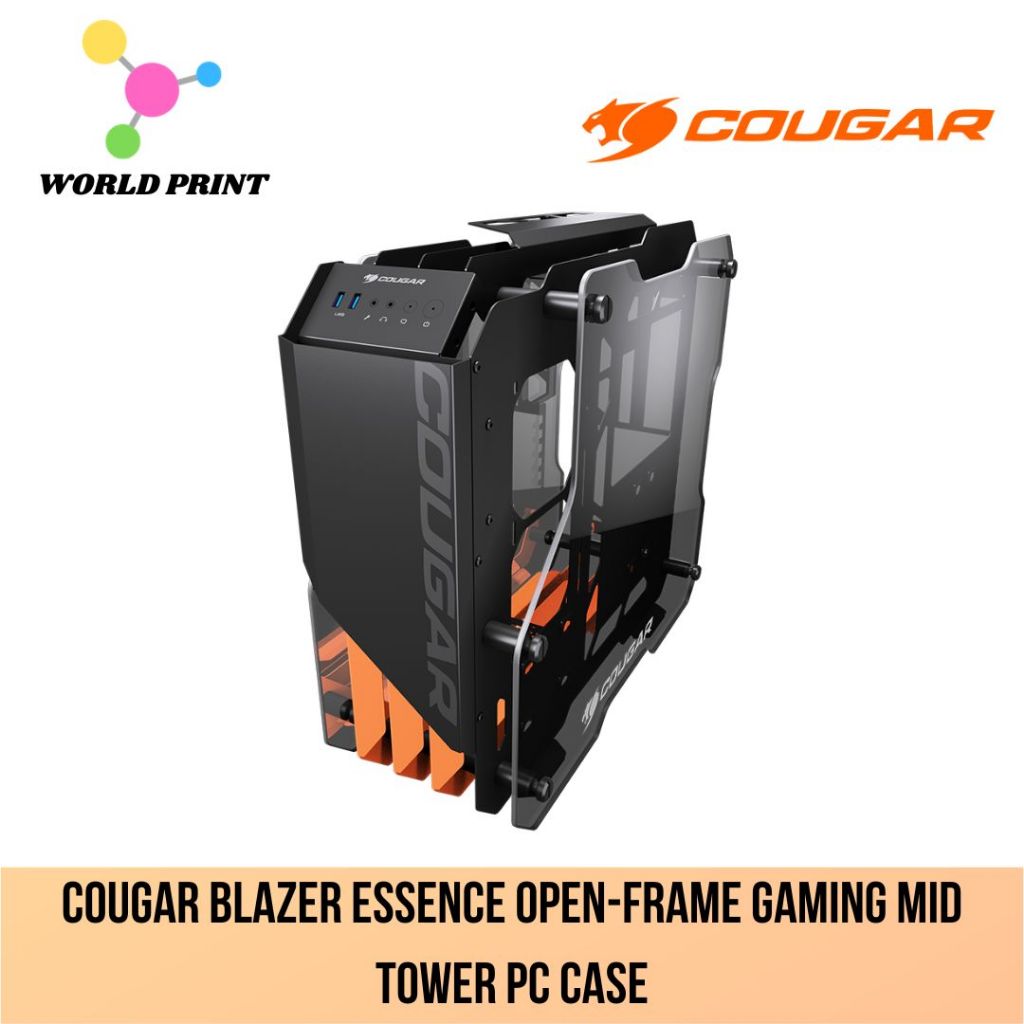 Cougar BLAZER ESSENCE Open-Frame Gaming Mid Tower PC Case | Shopee Malaysia