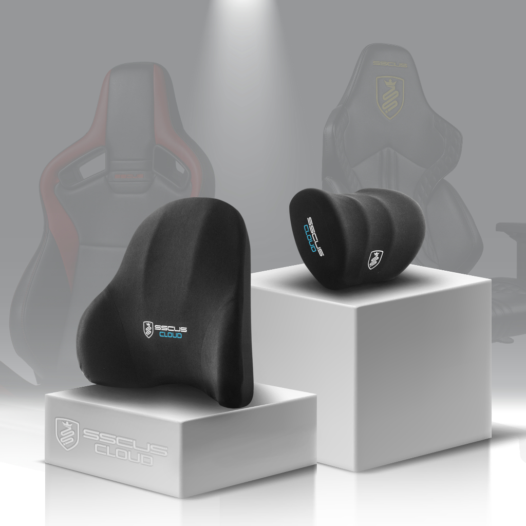 SSCUS Cloud SC02 Neck & Lumbar Pillow - Memory Foam Neck & Lumbar ...