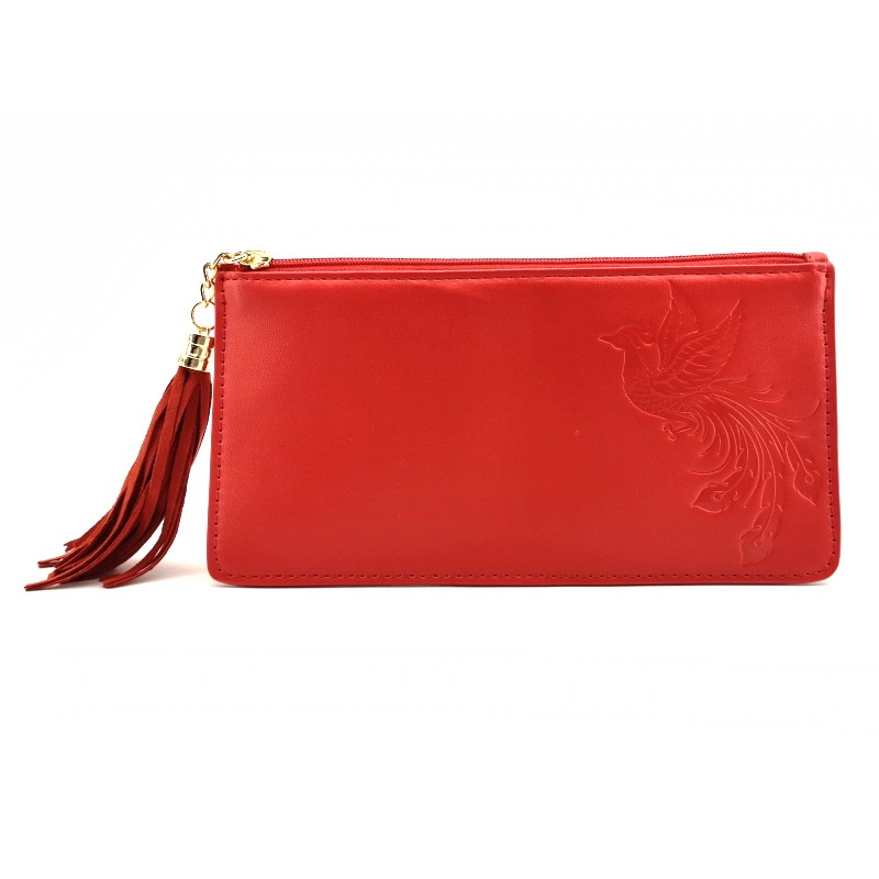 Red Phoenix Wealth Feng Shui Wallet - Period 9 Good Luck Wallet - Fire ...