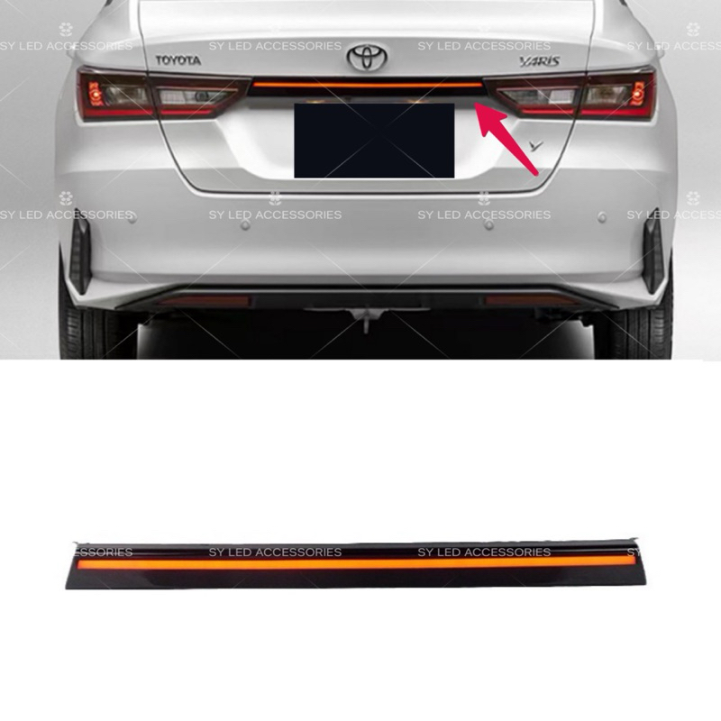 VIOS ATIV 2023 2024 REAR CENTER TRUNK LID GARNISH LIGHT LED RUNNING🔥 ...