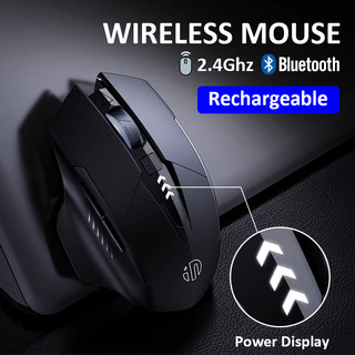 Inphic F1 GEN 2 M6P 2.4G Wireless Mouse Rechargeable Battery Indicator ...