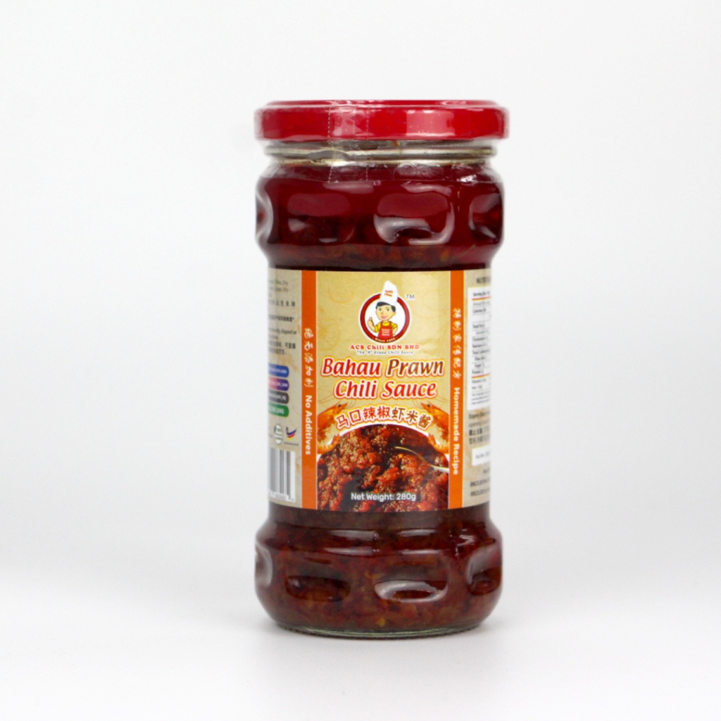 Bahau Prawn Chili Sauce (Prawn Flavour) (虾米辣椒酱) Organic Jar Pack【280g ...
