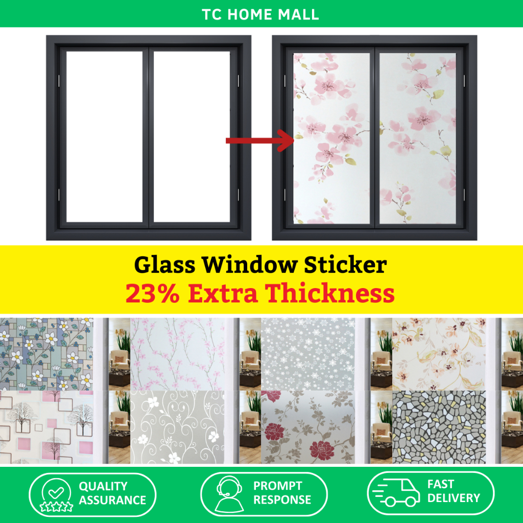 90cm Frosted Glass Window Sliding Door Tingkap Nako Kaca Dapur Cermin ...