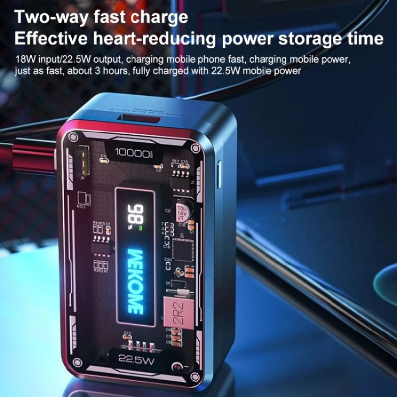 WK Vanguard Series Mini Size WP-395 PD 20W 10000mAh Super Fast Charge ...