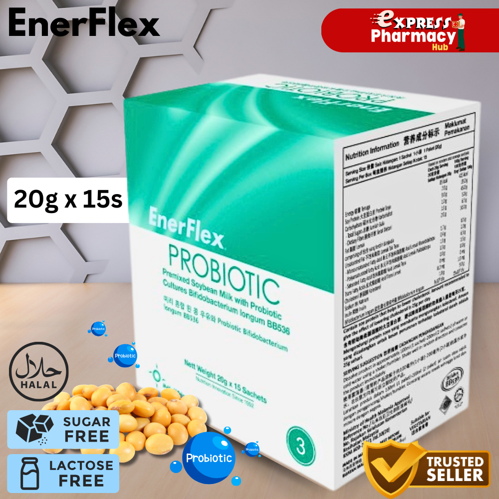 Enerflex Original premixed soybean milk / EnerFlex Probiotic soybean ...
