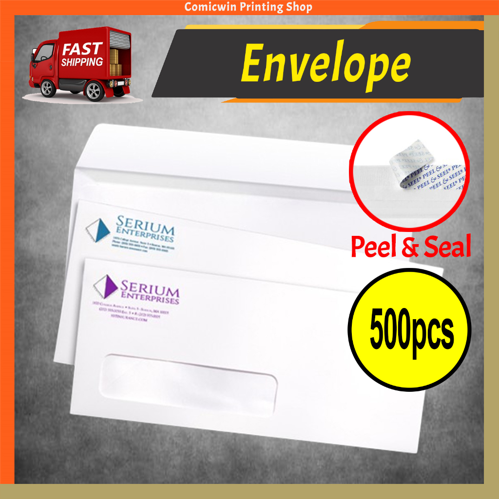 Envelope Printing (9.5 x 4.5inch / A4 Size) Ready Make Printing, A4 ...