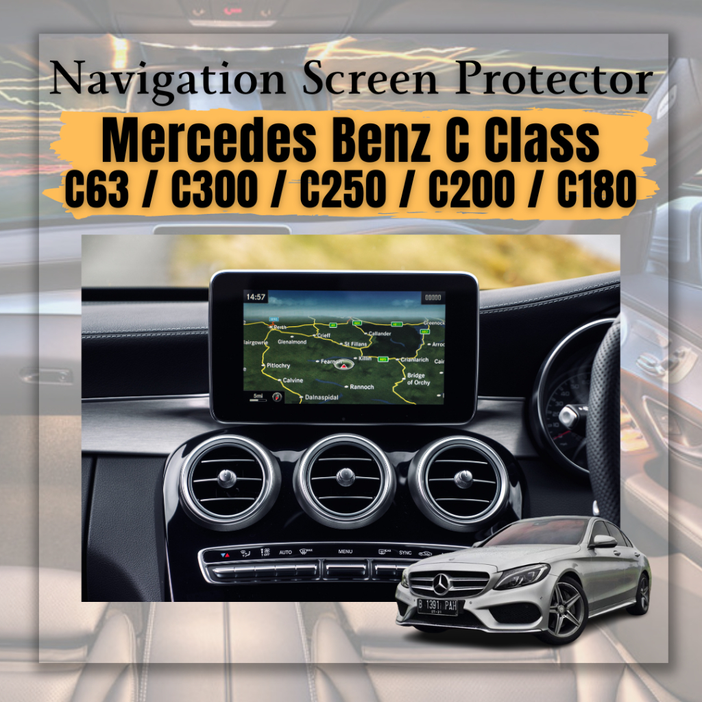 Mercedes Benz C Class C63 / C300 / C250 / C200 / C180 Navigation / Head ...