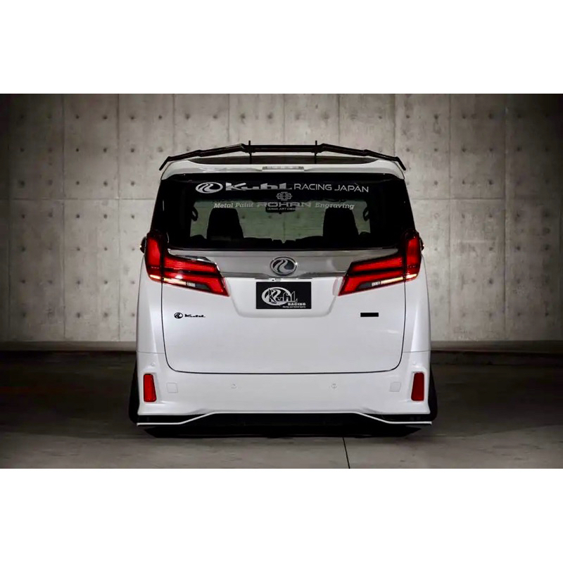 Lexus LM350 Toyota vellfire alphard agh30 kuhl rear roof top spoiler ...