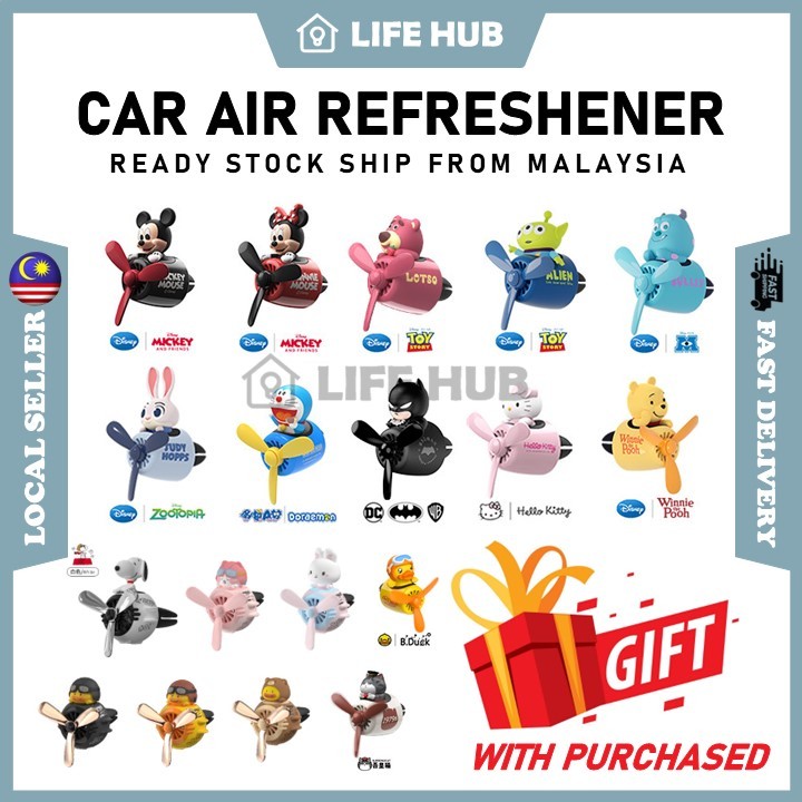 Ready Stock Car Vent Perfume Car Refresher Car Air Freshener Toy Story ...
