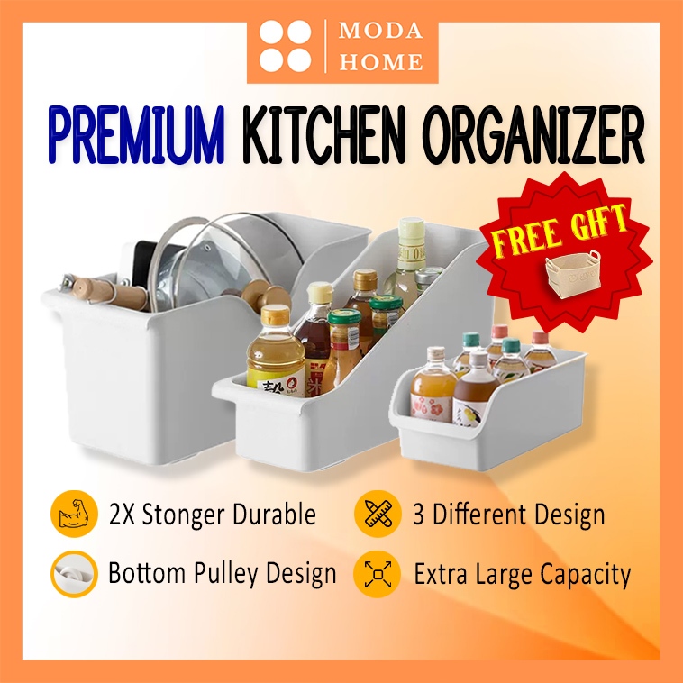 Moda Home Storage Organizer Box Container For Kitchen Rack,Cabinet ...