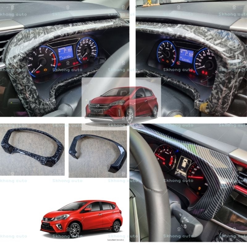perodua myvi mg3 g3 2018-2023 car myvi meter frame cover accessories ...