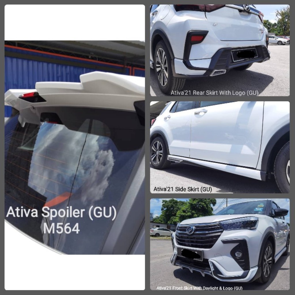 Perodua Ativa 1st Generation Gear UP Skirting Body Kit ABS Ready Stock ...