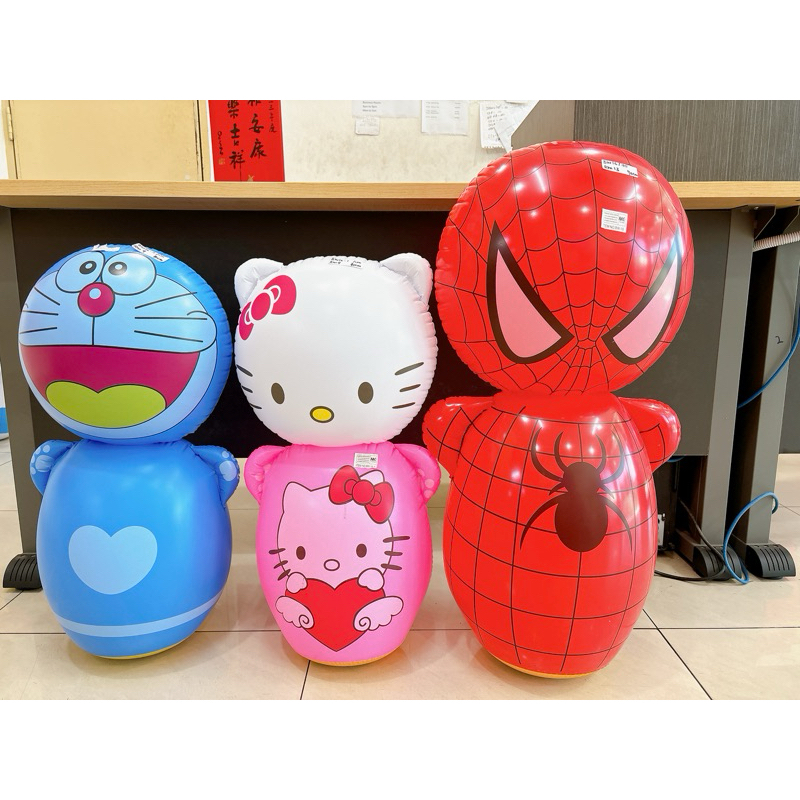 90cm Kids Inflatable Boxer 3D Boxing Punching Tumbler Punch Bop Bag ...