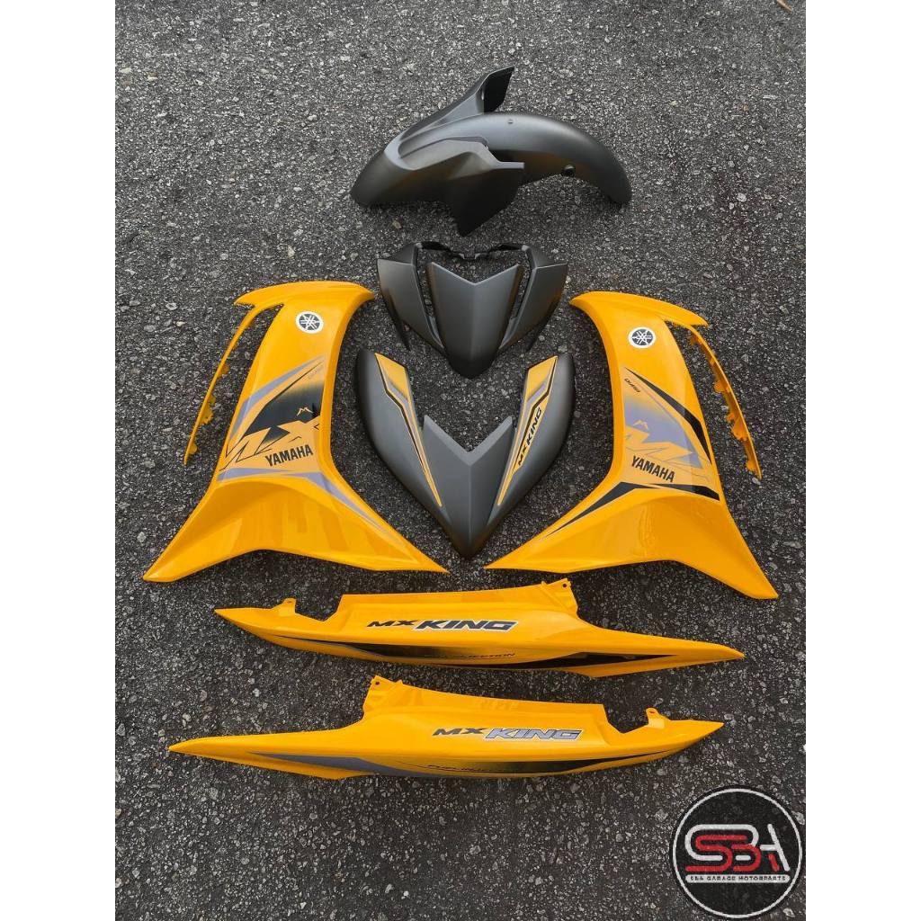 MOTORCYCLE COVERSET BODYSET LC135 LC V8 MX KING YELLOW GREY MATT L8-MXK ...