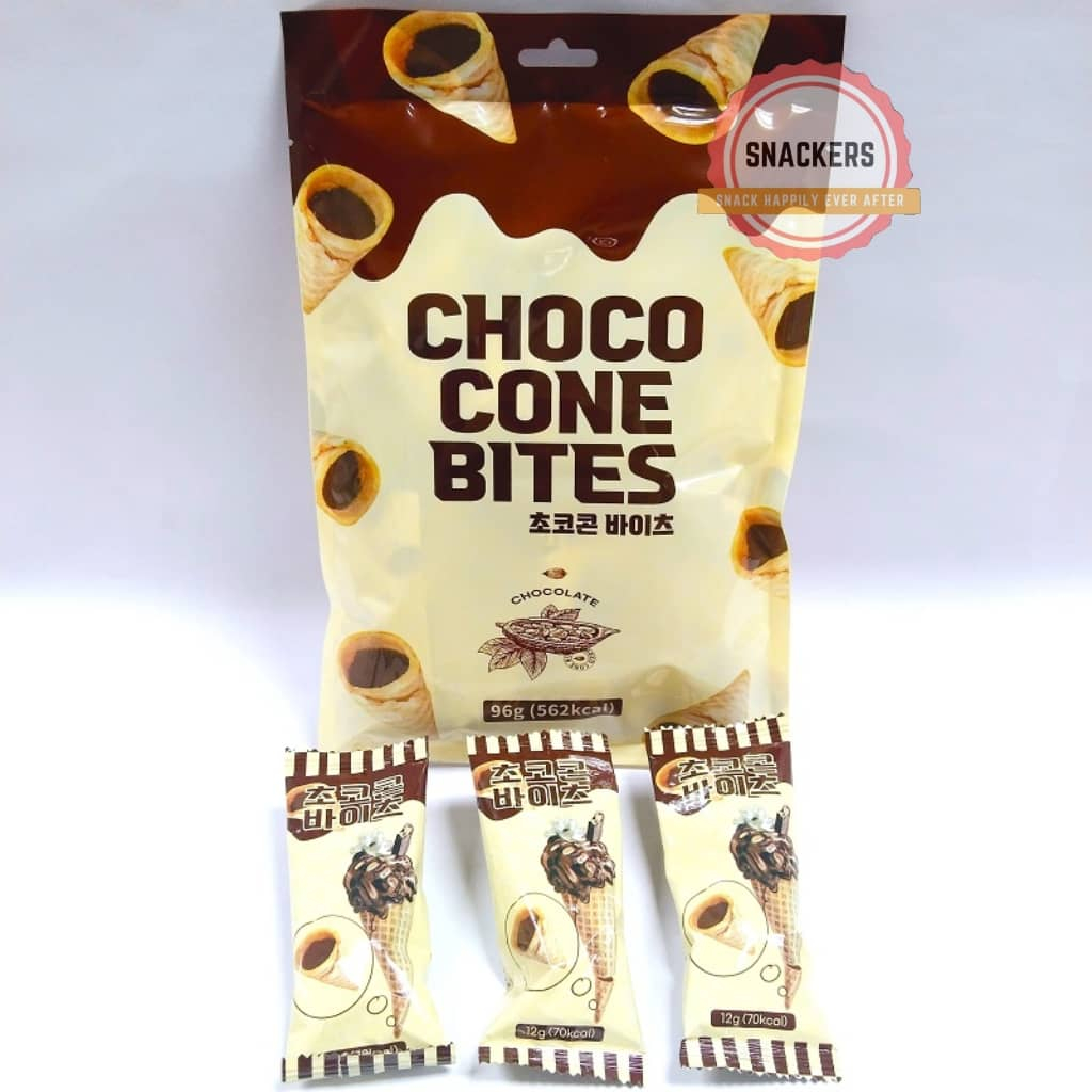 🔥Ready Stock🔥 Makanan Ringan Korea 96G Gigitan Kon Coklat Wafel Aiskrim ...