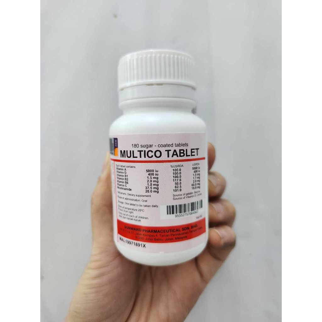 Sunward multico tablet (180tablets) | Shopee Malaysia
