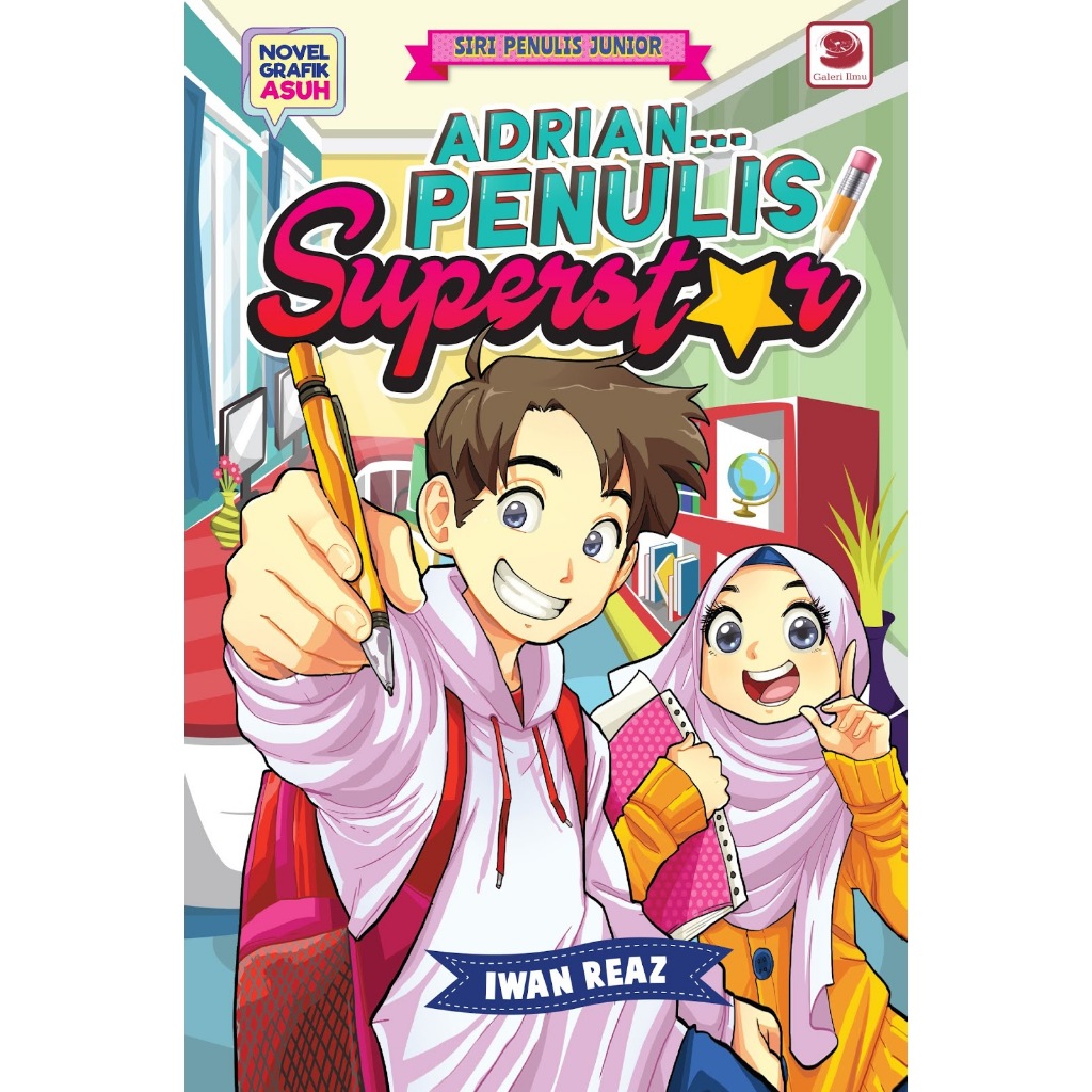 Novel Grafik Remaja Berwarna Bacaan Nilam Geng Besi Cik Hantu Makan Bff ...