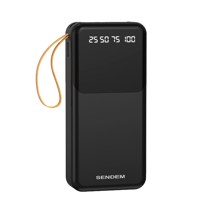 SENDEM P401 P402 Powerbank 10000 mAh 20000 mAh With 4 Cable 2.4A Fast ...