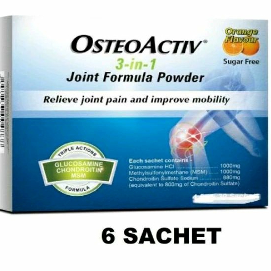 OsteoActiv Joint Formula Powder 4.5g x 6 sachets | Shopee Malaysia