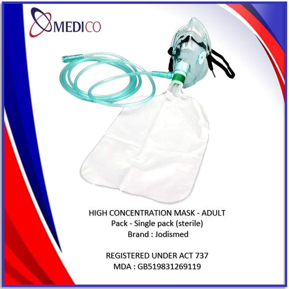 Jodismed High Flow Mask/ High Con Mask Adult - 1 pack | Shopee Malaysia