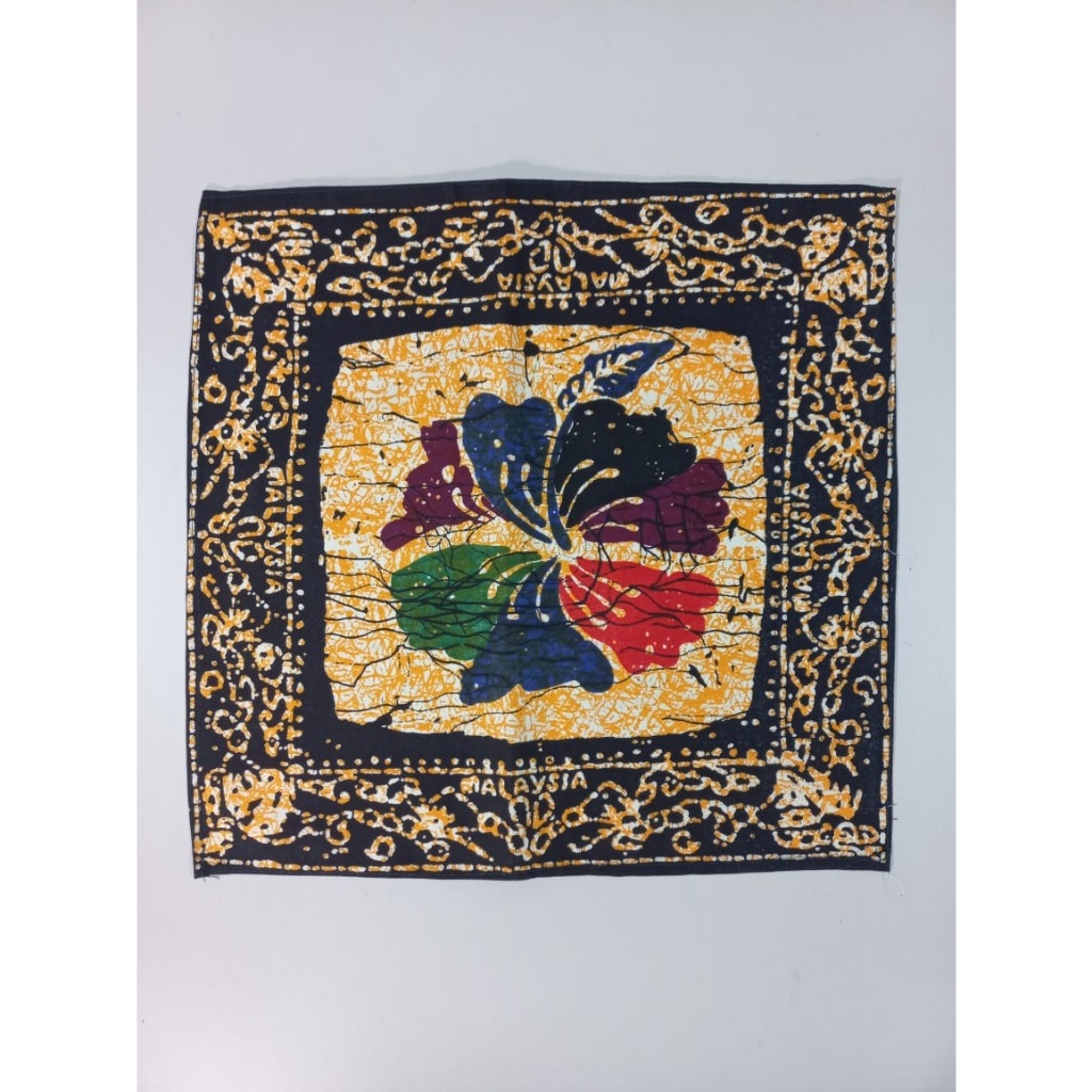 Batik Cotton Gift Handkerchief Handmade Souvenir Sulam Tangan Pekasam ...